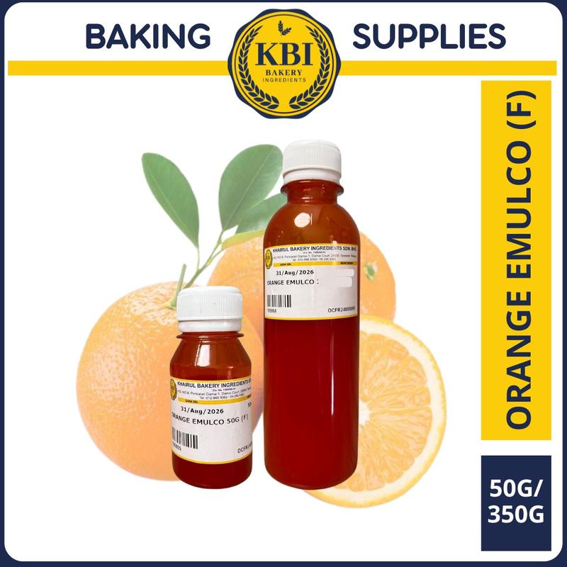 KBI ORANGE EMULCO (F) 50G / 350G HALAL READY STOCK / OREN EMULCO Food ...