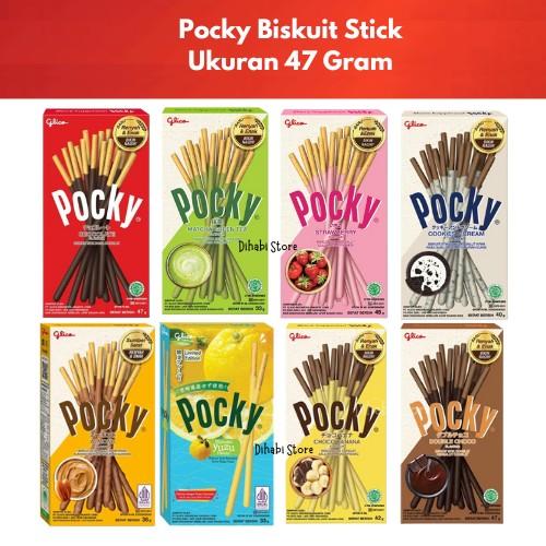 Pocky Biskuit Stick Chocolate , Strawberry , Matcha Green Te - Shop | Tokopedia