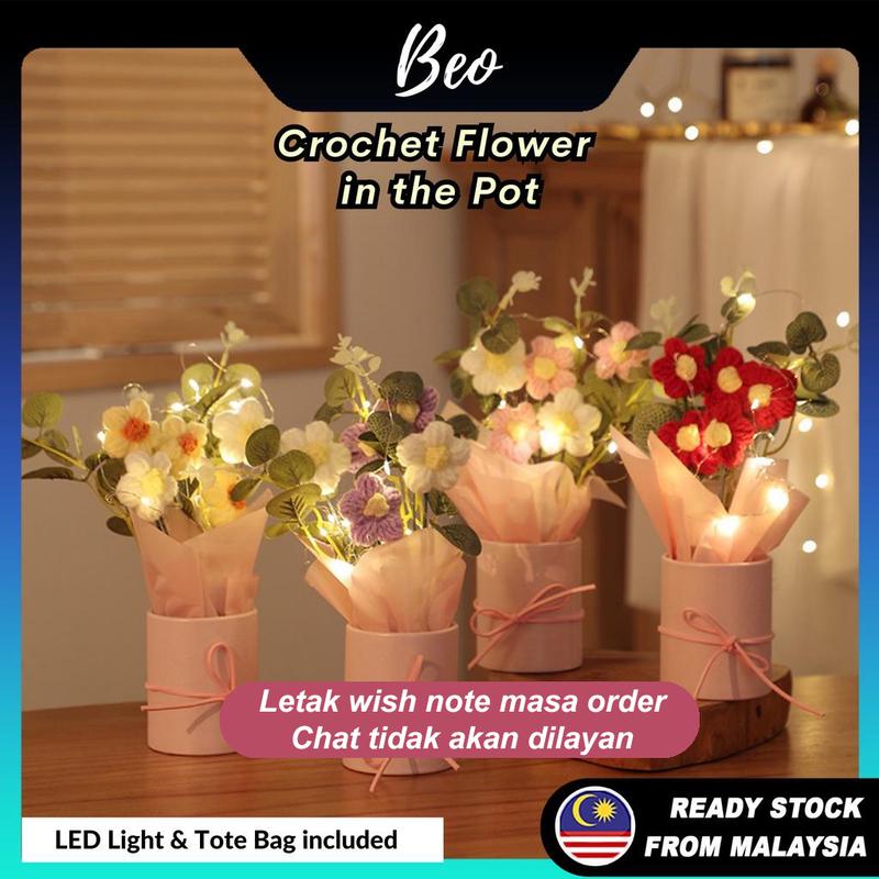 Bunga Mengait Mengait, Dalam Pasu, Hadiah untuk Ibu, Guru, Valentine ...