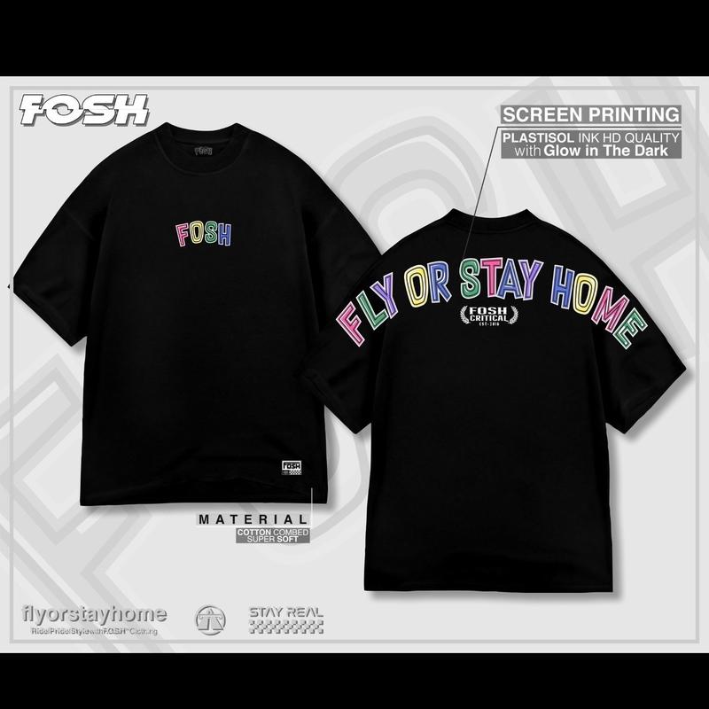 FOSH RAINBOW CRITICAL GLOWINTHEDARK Cotton Cotton - TikTok Shop Malaysia