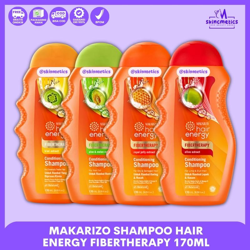 SM2083 MAKARIZO Shampoo Hair Energy Fibertherapy 170ML - TikTok Shop ...