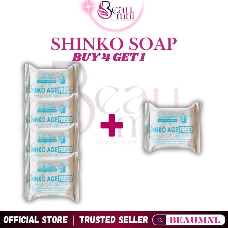 BUY 4 GET 1 SHINKO SOAP Shinko Soap Age Freeze Beauty Soap Whitening ...