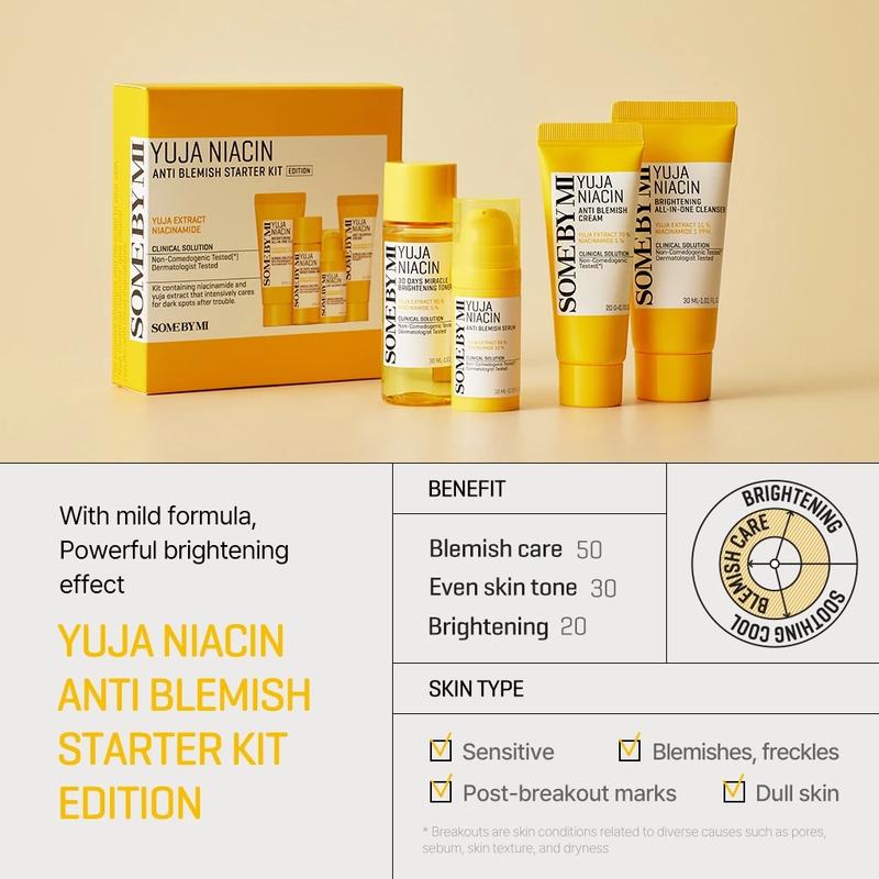 Lushe | 【NO.1 BRIGHTENING KIT】SOME BY MI Yuja Niacin Anti Blemish ...