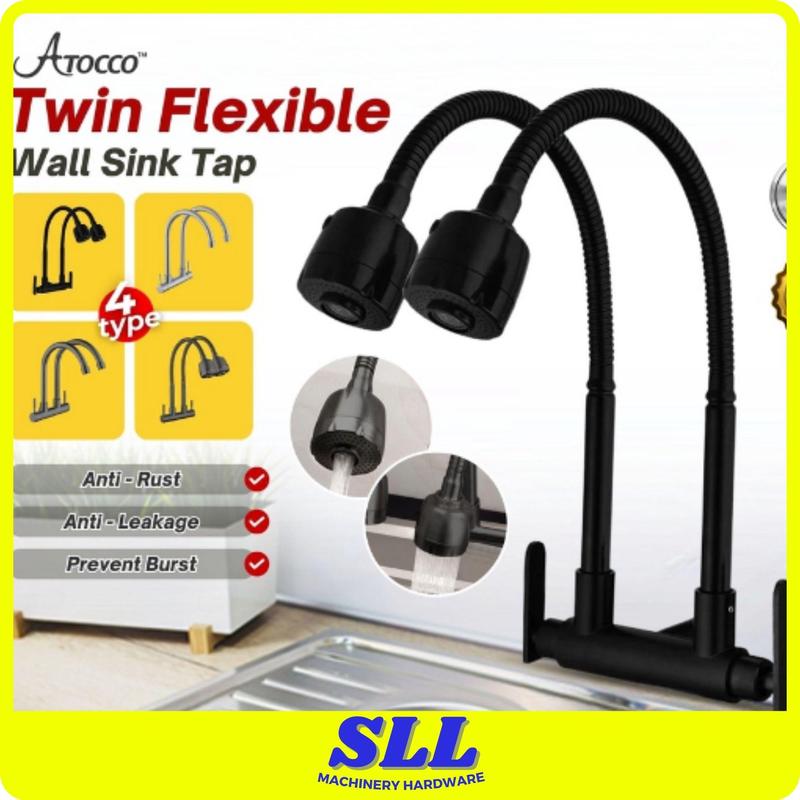 LIVE SPECIAL 304 Stainless Steel Twin Tap Sink Rotate Swive - TikTok ...