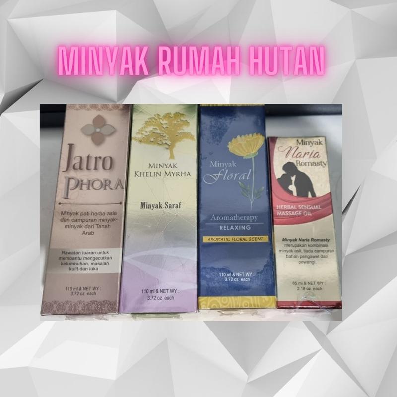 Minyak Rumah Hutan (Jatro,Khelin,Naria,Flora) Massage Oil - TikTok Shop ...