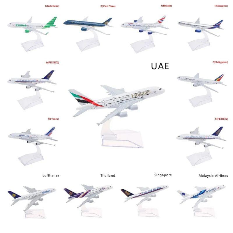 15-16cm Pesawat Diecast Metal AIRCRAFT MODEL ORIGINAL A380 B747 B777 ...