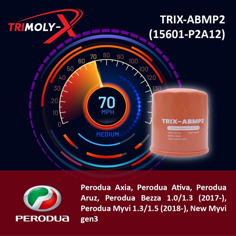 TRIMOLY-X TRIMOLYX TRIMOLY-X Oil Filter TRIX-ABMP2 TRIMOLY-X TRIMOLYX ...