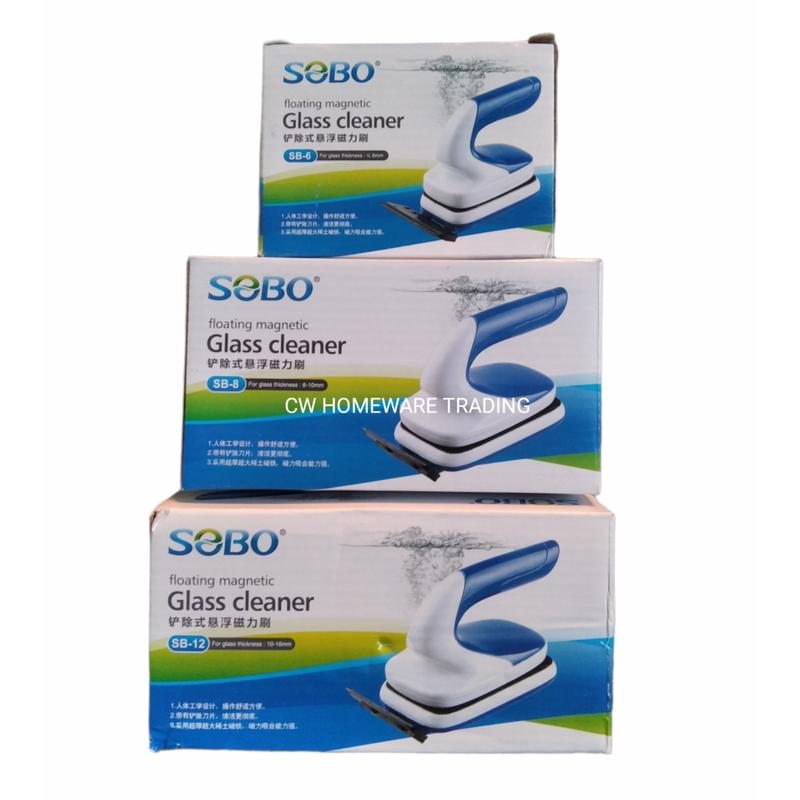 Sobo SB-6/SB-8/SB-12 Floating Magnetic Glass Cleaner With Scraper ...