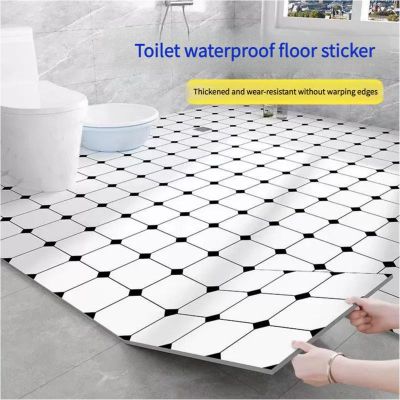 Pelekat Diri Lantai Vinil PVC Jubin 300mm x 300mm Sesuai untuk - TikTok ...