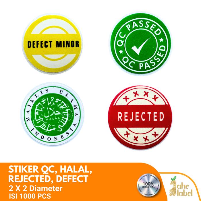 Jual STICKER QC CHECKED, STIKER QC PASSED LABEL QUALITY CONTROL 1000 ...
