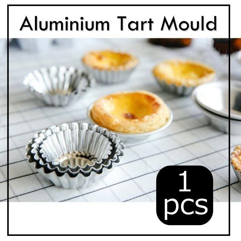Reusable Egg Tart Aluminum Hard Mould Shell (Acuan Tart Telur Aluminium ...