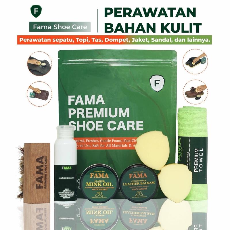 Fama - Paket Leather Care F 1 | Sabun Sepatu Kulit | Semir Sepatu ...