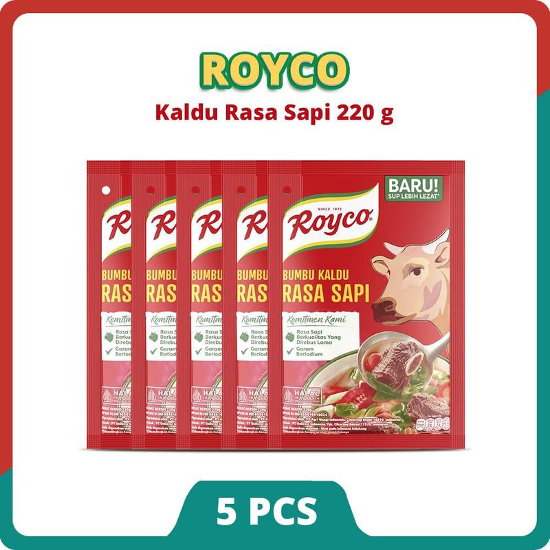 [PROMO MCN] Royco Kaldu Sapi 220G Isi 5 - Shop | Tokopedia