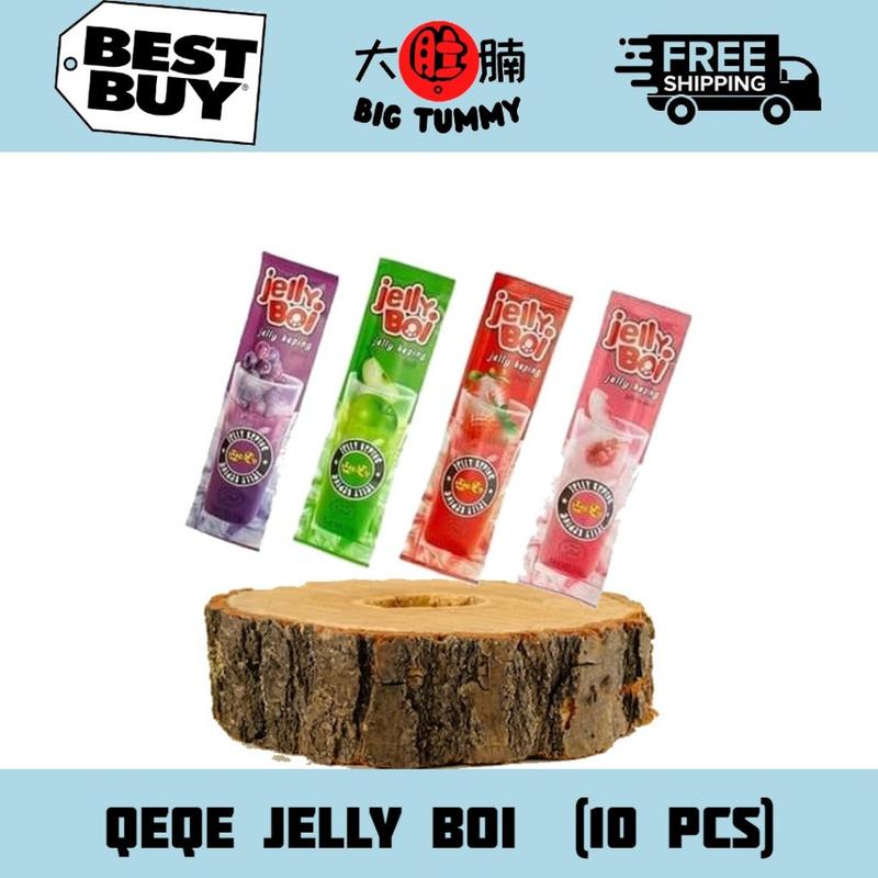 Ready Stock HALAL QeQe Jelly Boi Konjac Jelly Apple Peach Strawberry ...