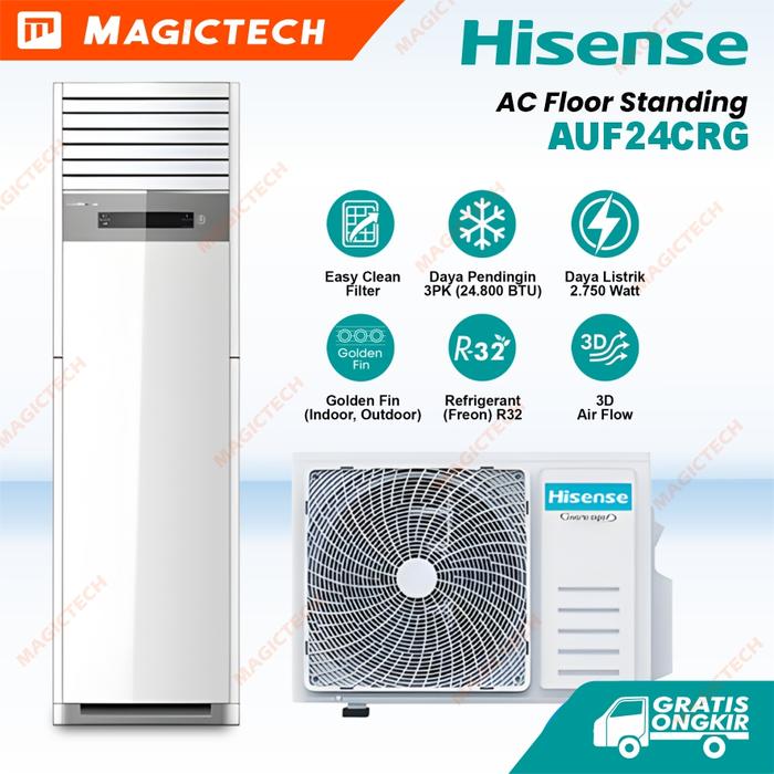 Jual AC Floor Standing Hisense AUF24CRG 3 PK / 3PK R32 Inverter ...