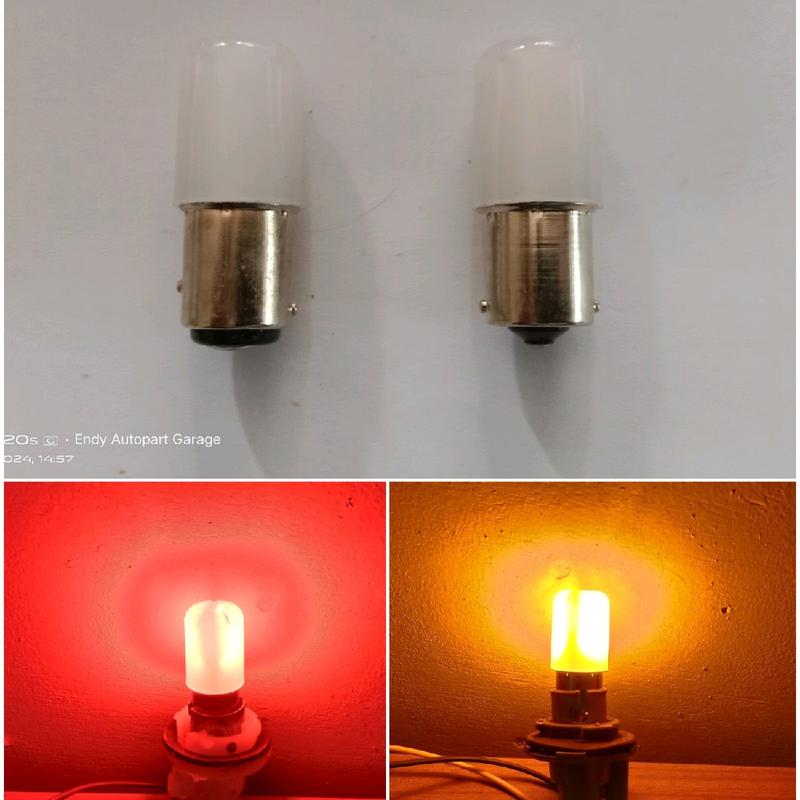 1157 LED Merah 1156 LED Oren untuk Lampu Belakang Albino Proton ...