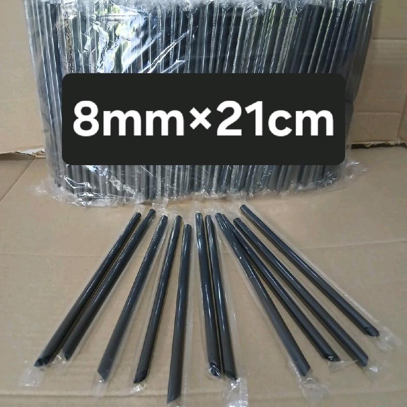 Sedotan Steril 8mm x 21cm Isi 500pcs | Sedotan Boba Jumbo - Shop ...