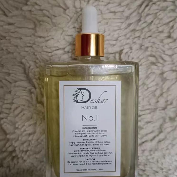 DESHA HOMEMADE HAIR OIL 100ML Haircare product Treatments Rambut ...