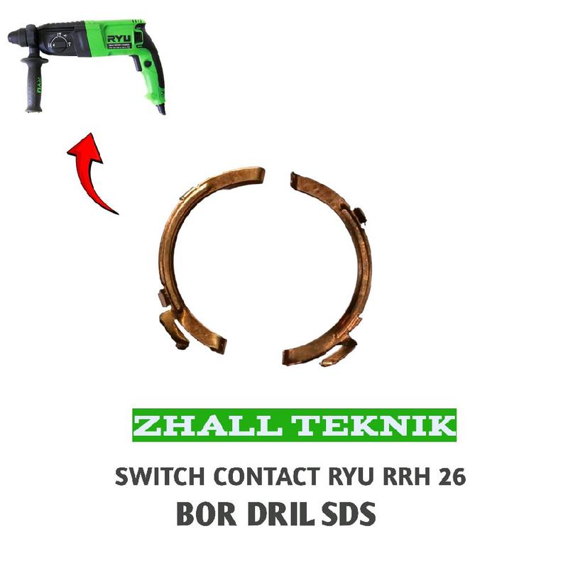 Switch Contact RRH 26 Mesin Bor rotari hammer drill RYU RRH 26 Logam ...