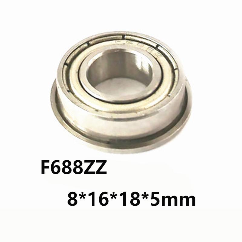 2pcs/lot F688ZZ Deep Groove Ball Miniature Mini Flange Bearing - Shop ...
