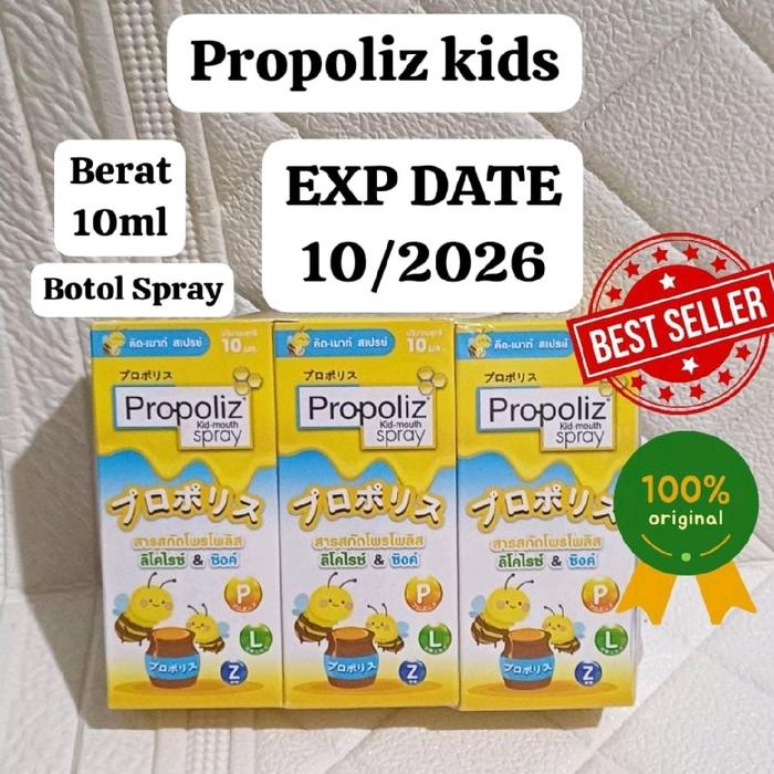 Jual Propoliz Propoliz Mouth Spray/Popoliz kid Original formula - KIDS ...