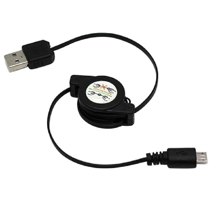 Jual New Retractable Micro USB A to USB 2 0 B Male Cable Sync Data ...