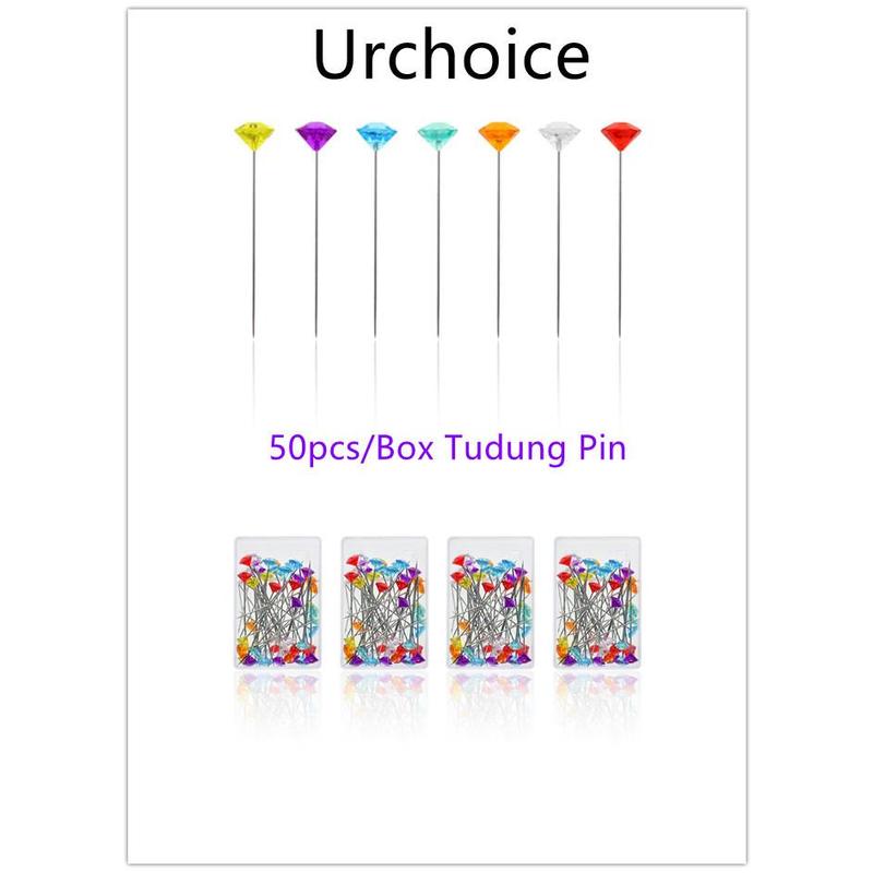 [READY STOCK] 50pcs/Box Muslim Hijab Brooches Scarf Pin Tudung - TikTok ...