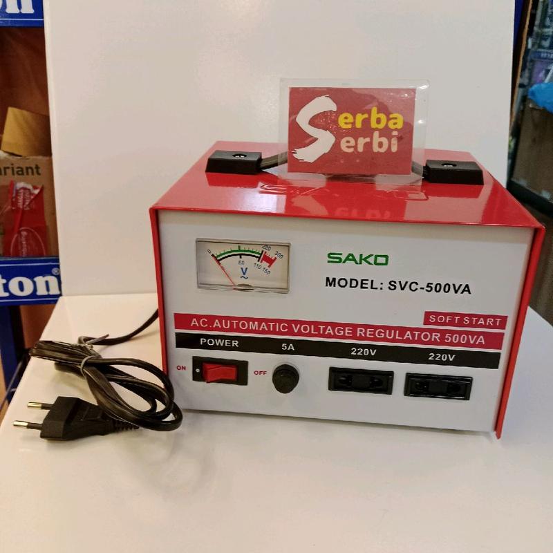 -SVC-500VA SAKO-Stabilizer automatic voltage regulagor listrik - Shop ...