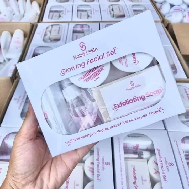 HABIBI GLOWING FACIAL SET 5in1 BY CRISSA LIANGING - TikTok Shop Philippines
