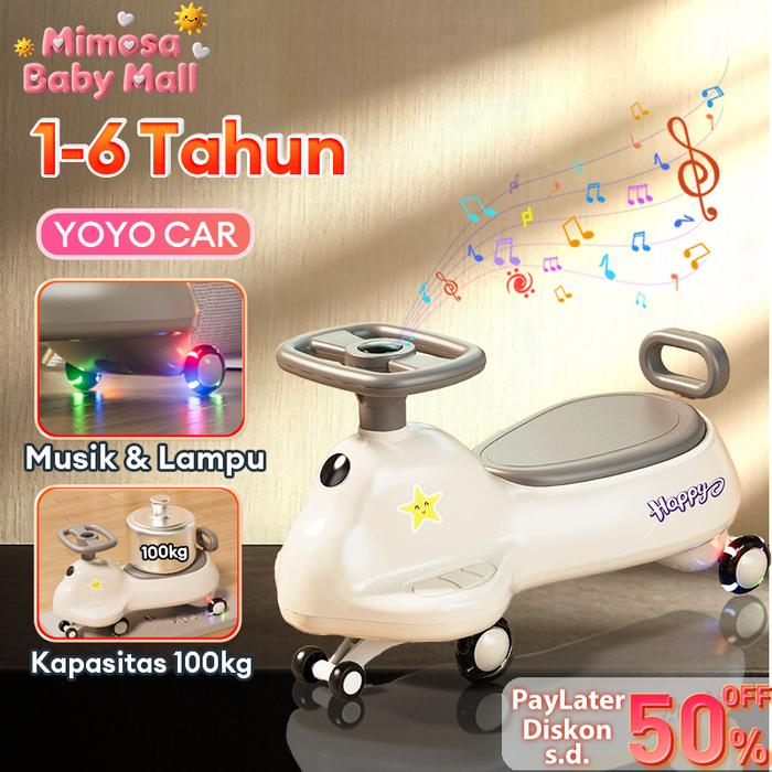 Promo 【Mimosa Baby Mall】Mainan Mobil Dorong Anak Ride On Car dengan ...