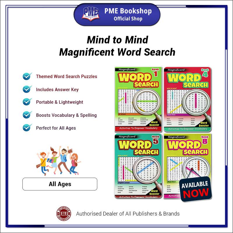【PME Bookshop】 Mind To Mind: Magnificent Word Search Activit - TikTok ...