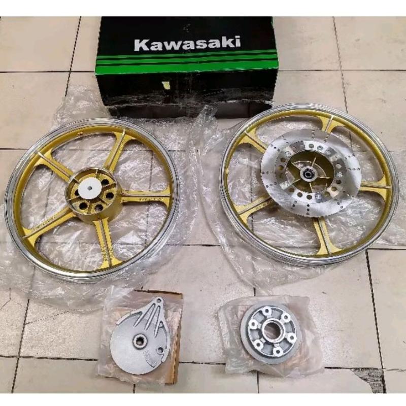 RIM AR125 SPORTRIM 18 INCH KAWASAKI EX5 125ZR RXZ GOLD RED GREEN ...