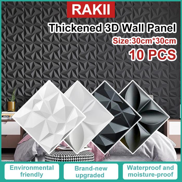 Promo 1pcs|10pcs Wallpaper panel dinding PVC | dekorasi rumah ...
