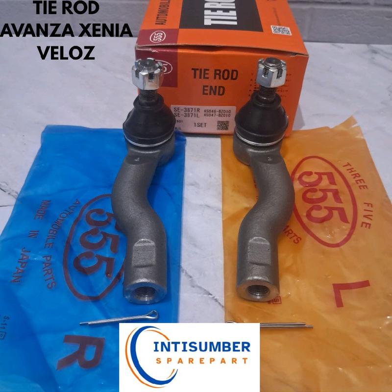 TIE ROD END 1 SET 2PCS KIRI DAN KANAN AVANZA XENIA VELOZ MERK 555 JAPAN ...