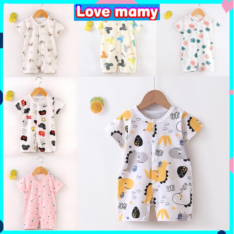 Unisex Cotton One Piece Cartoon Baby Rompers Baju Romper Bay - TikTok ...