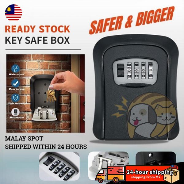 Wall Mounted Safe Key Box Portable Key Storage Lock Box Peti - TikTok ...