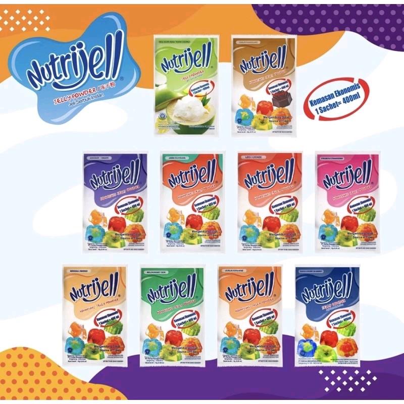 Nutrijell Jelly Powder 1 CARTON 12 BOX (1box=12pcs) MIX FLAVOUR ...