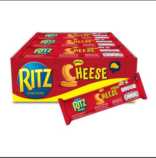 Jual (PER PAK isi 12) Ritz Crackers Cheese 2000 27Gram Kreker Kue ...
