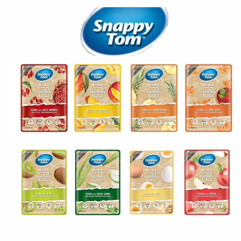 Snappy Tom Gourners Series 70g/Healthy series/Premium Cat Food/Makanan ...