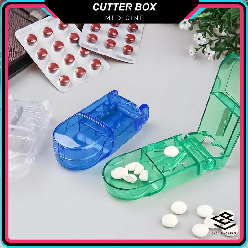 Ready Stock Hot Item Medicine Pill Cutter Box Durable Pill Splitter ...
