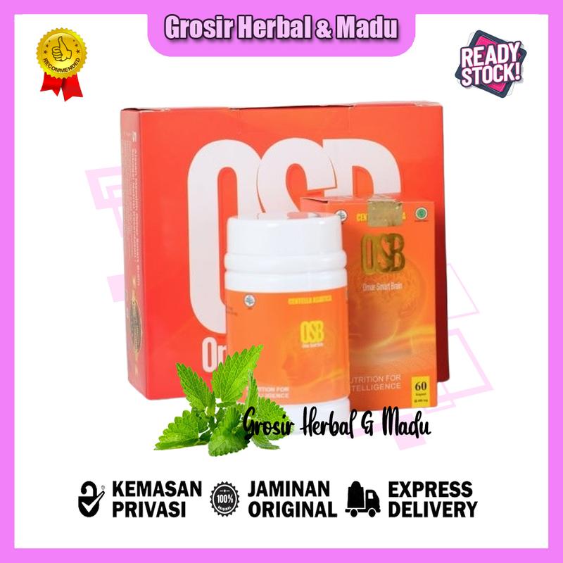 OSB OMAR SMART BRAIN - OBAT MULTIVITAMIN PENAMBAH DAYA INGAT - Shop ...