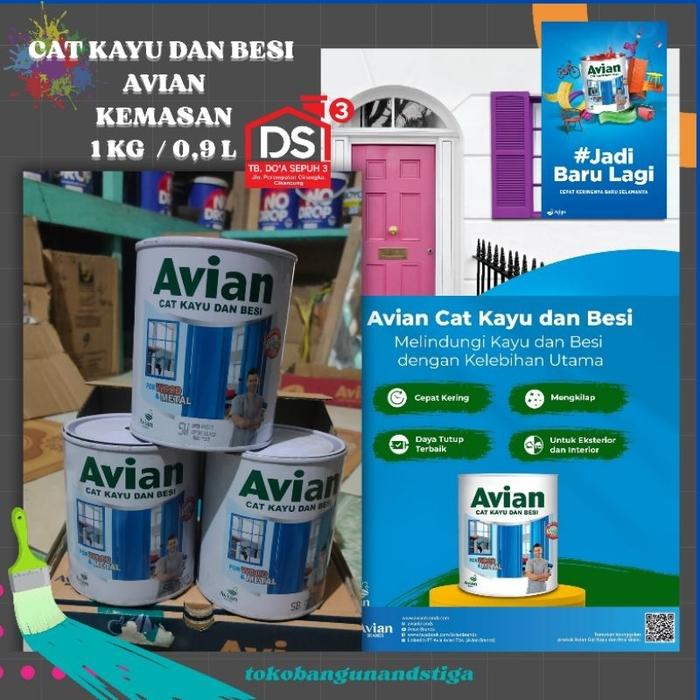 Jual Cat Avian Kayu Dan Besi/ Wood & Metal 1Kg/0,9L - 754.Blue_Royal ...