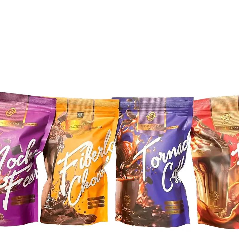 4 Pack Premium Feera Coffee Mocha Tornado Fiberlous Golden Chocolate ...