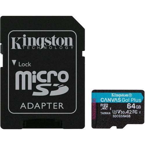 Jual KINGSTON CANVAS GO! PLUS 64GB UHS-I U3 V30 A2 MICROSDHC MICROSDXC ...