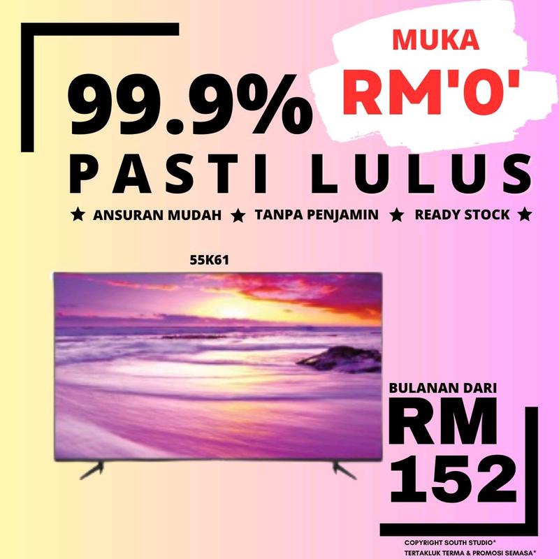 tv 55 inci LCD/LED - TikTok Shop Malaysia
