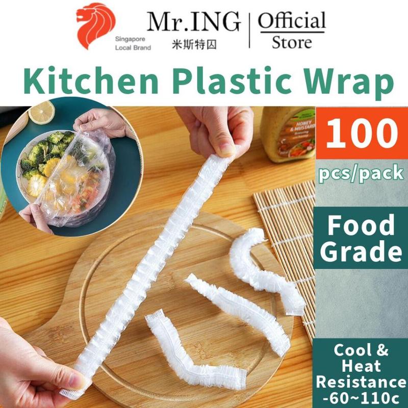 Kitchen plastic wrap dust protection food grade high cold heat - TikTok ...