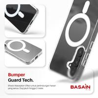 Promo BASAIN Casing for Samsung S22 Ultra Hybrid MagSafe Transparent ...