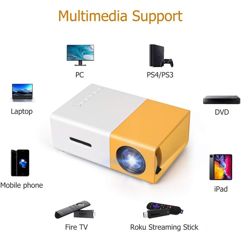 [COD] Projector Mini For Phone Portable Home Theater Murah Mini - Shop ...
