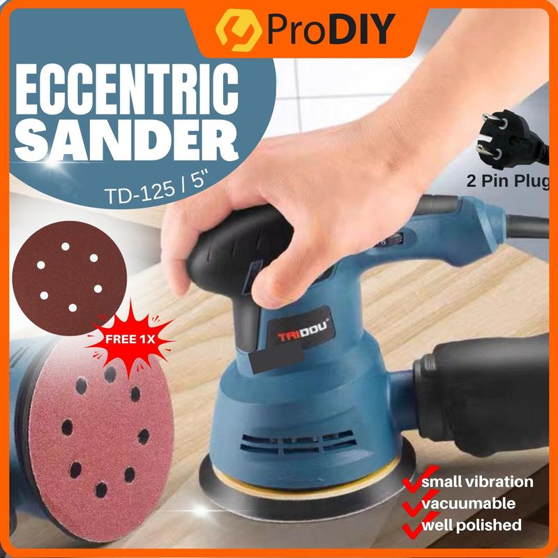 TD - 125 5 Inch Eccentric Sander 5 Inch 300W Electric Sander - TikTok ...