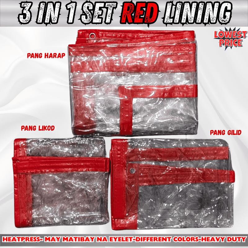 TRICYCLE COVER CLEAR TRAPAL 3 IN 1 SET NA with FREE ROPE.DIFFERENT ...